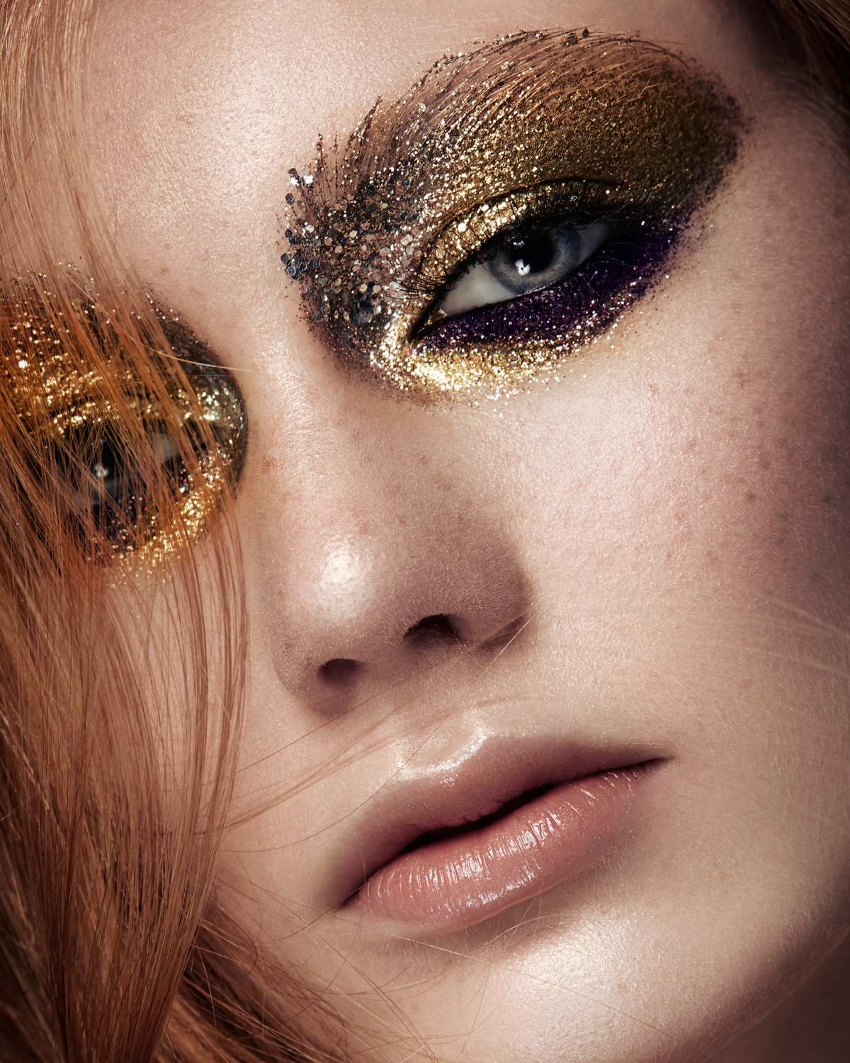 10 Dazzling Glitter Makeup Ideas - Amerikanki