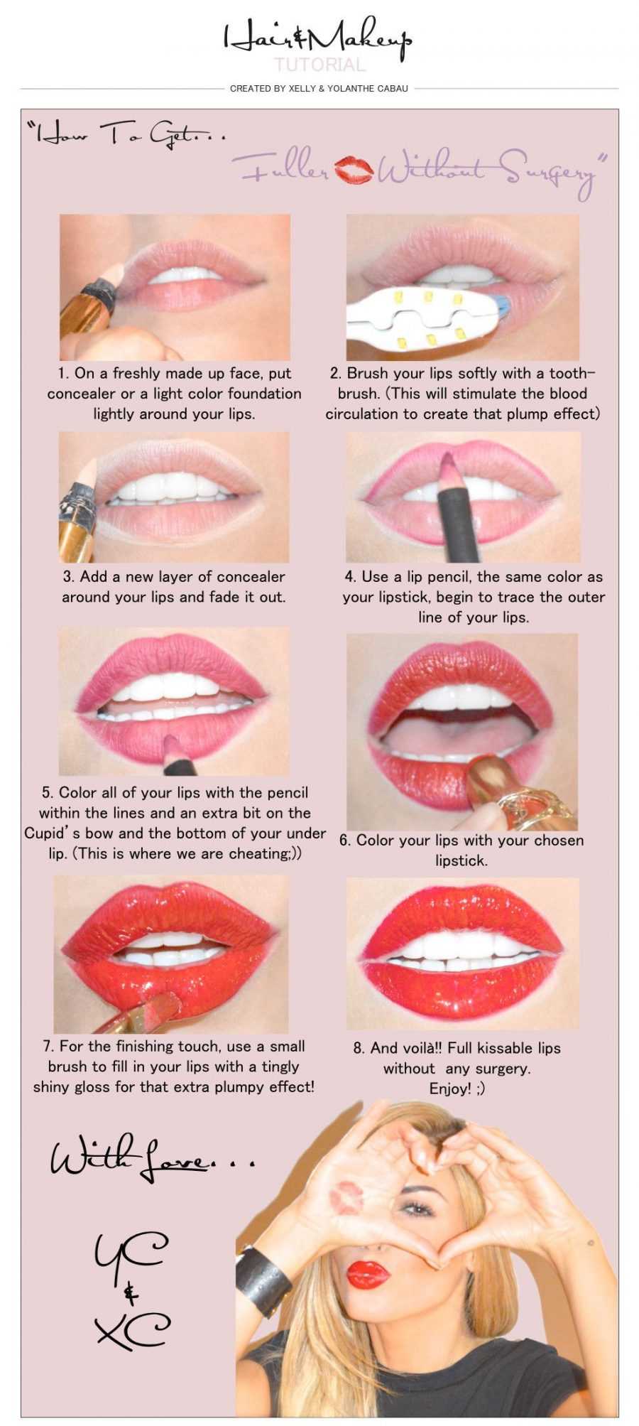 27 Perfect Pout-Lip Infographics - Amerikanki