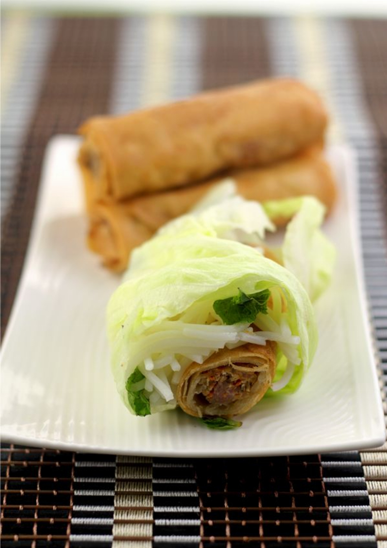 Chicken Eggrolls (Cha Gio Recipe) - Amerikanki